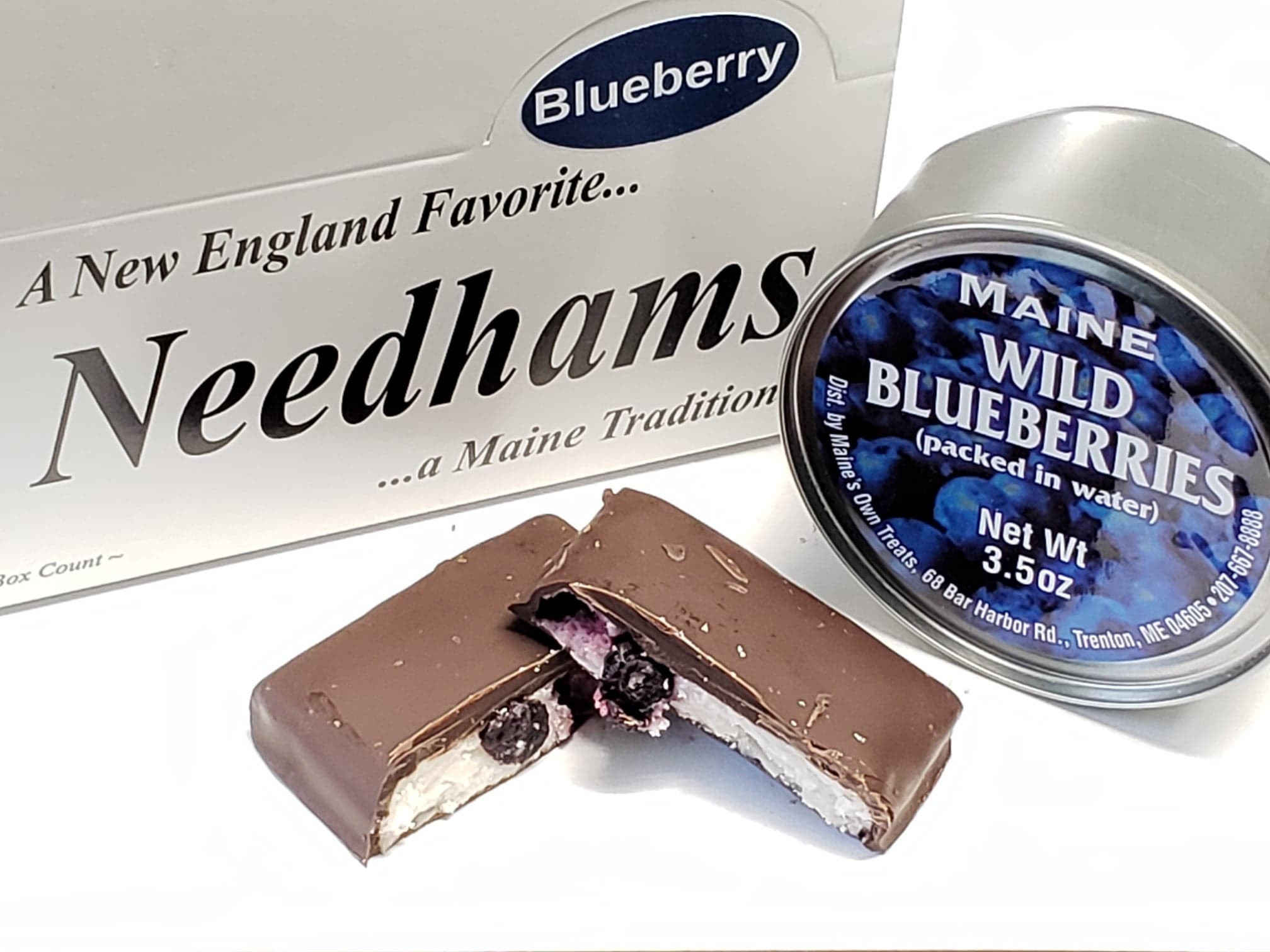 Order A Box Of Needhams Chocolate Candy Bars - Box Of Maine