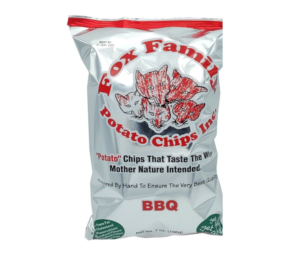 Order A Box Of Fox Family Chips - Box Of Maine