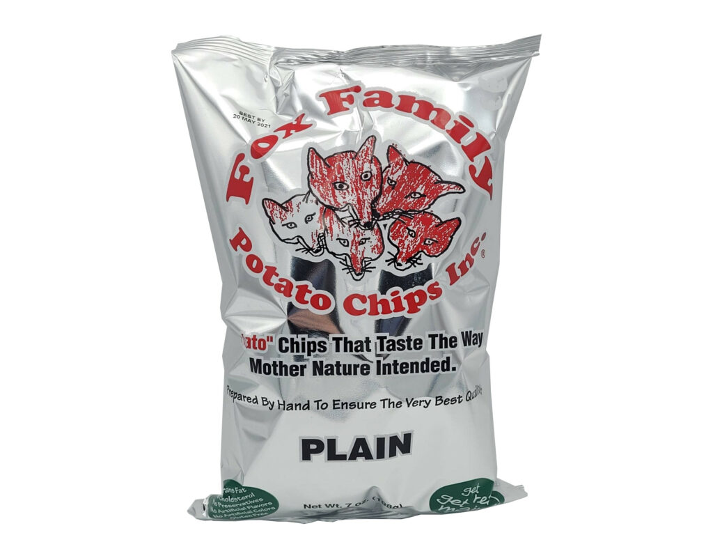 Order A Box Of Fox Family Chips - Box Of Maine