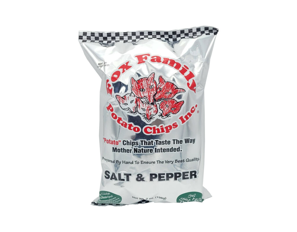 Order A Box Of Fox Family Chips - Box Of Maine