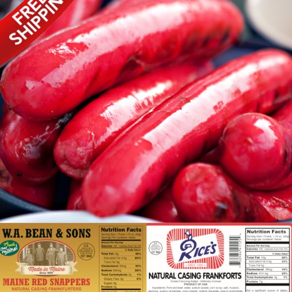 Order Maine’s famous Red Hot Dogs | Box Of Maine